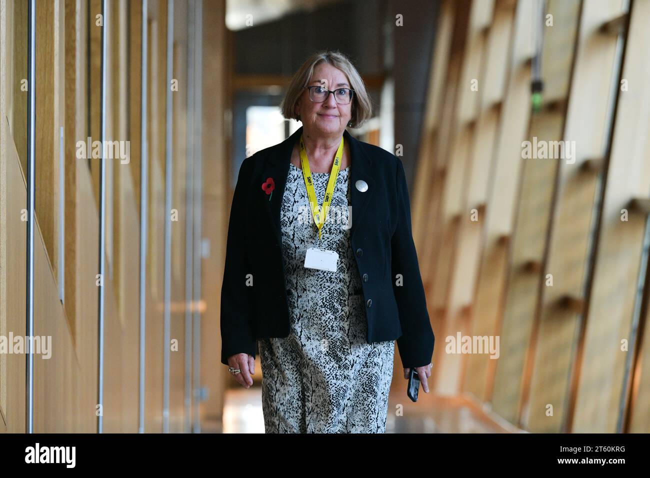 Edinburgh Scotland, UK 07 November 2023. Annabelle Ewing MSP at the ...