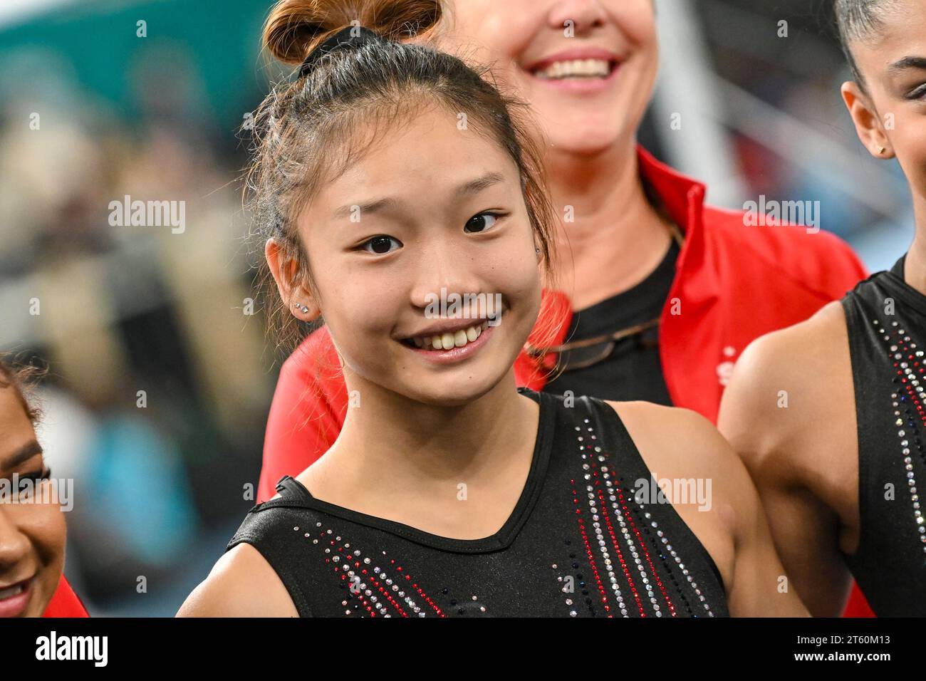 Santiago, Chile - october 19, 2023: Katelyn Jong - American gymnasts ...