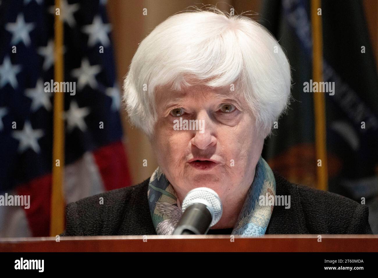Treasury Secretary Janet Yellen speaks at the IRS about the upcoming ...