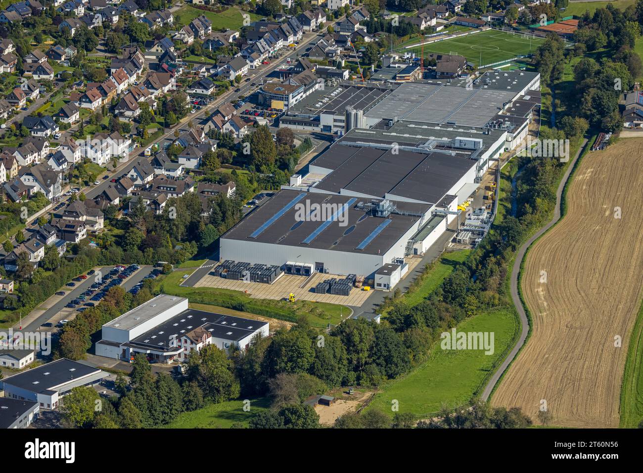 Industrial estate on the b55 federal highway hi-res stock photography ...