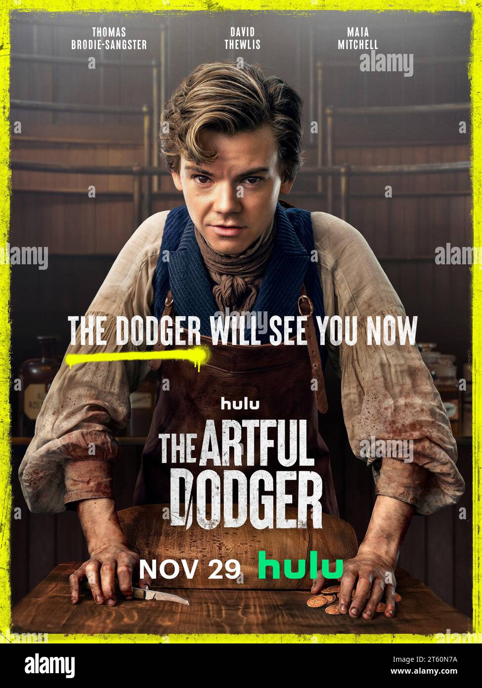 The Artful Dodger poster Thomas Brodie-Sangster Stock Photo - Alamy