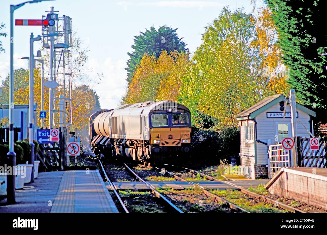 Class 66429 on Rail Head Treatment Train at Poppleton, North Yorkshire ...