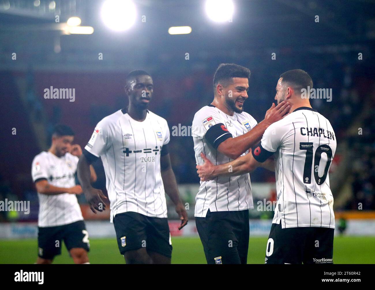 Ipswich Town's Sam Morsy (second right) celebrates after scoring their ...