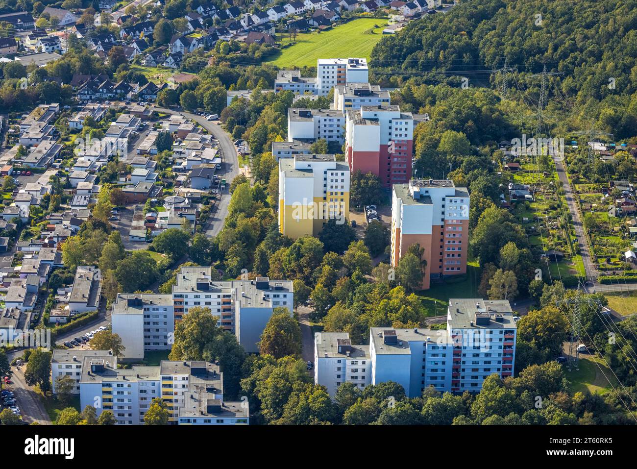 High rise residential estate eggersten ring hi-res stock photography ...