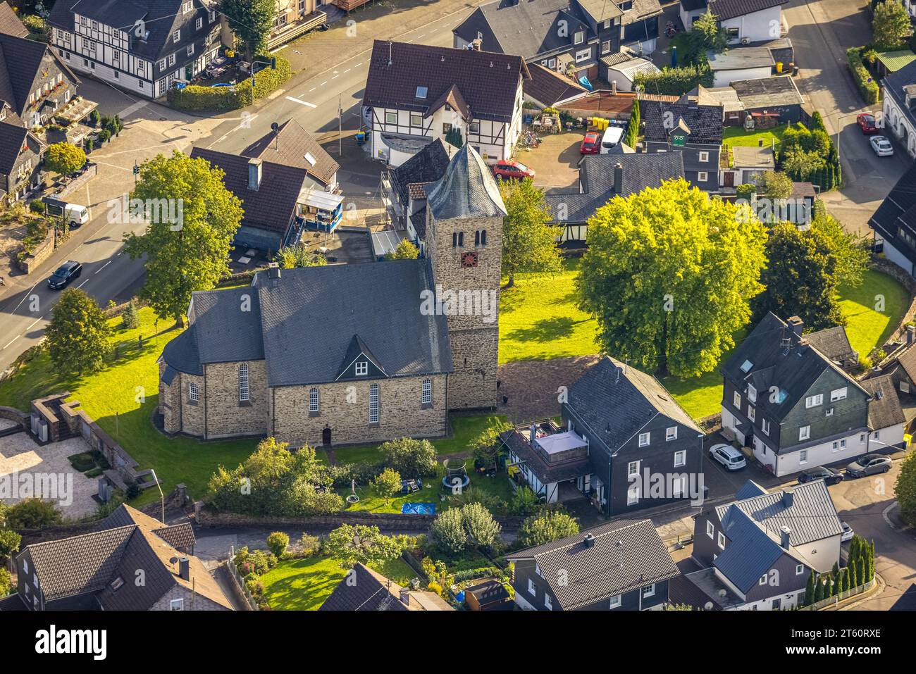 Church in the center of the village hi-res stock photography and images ...