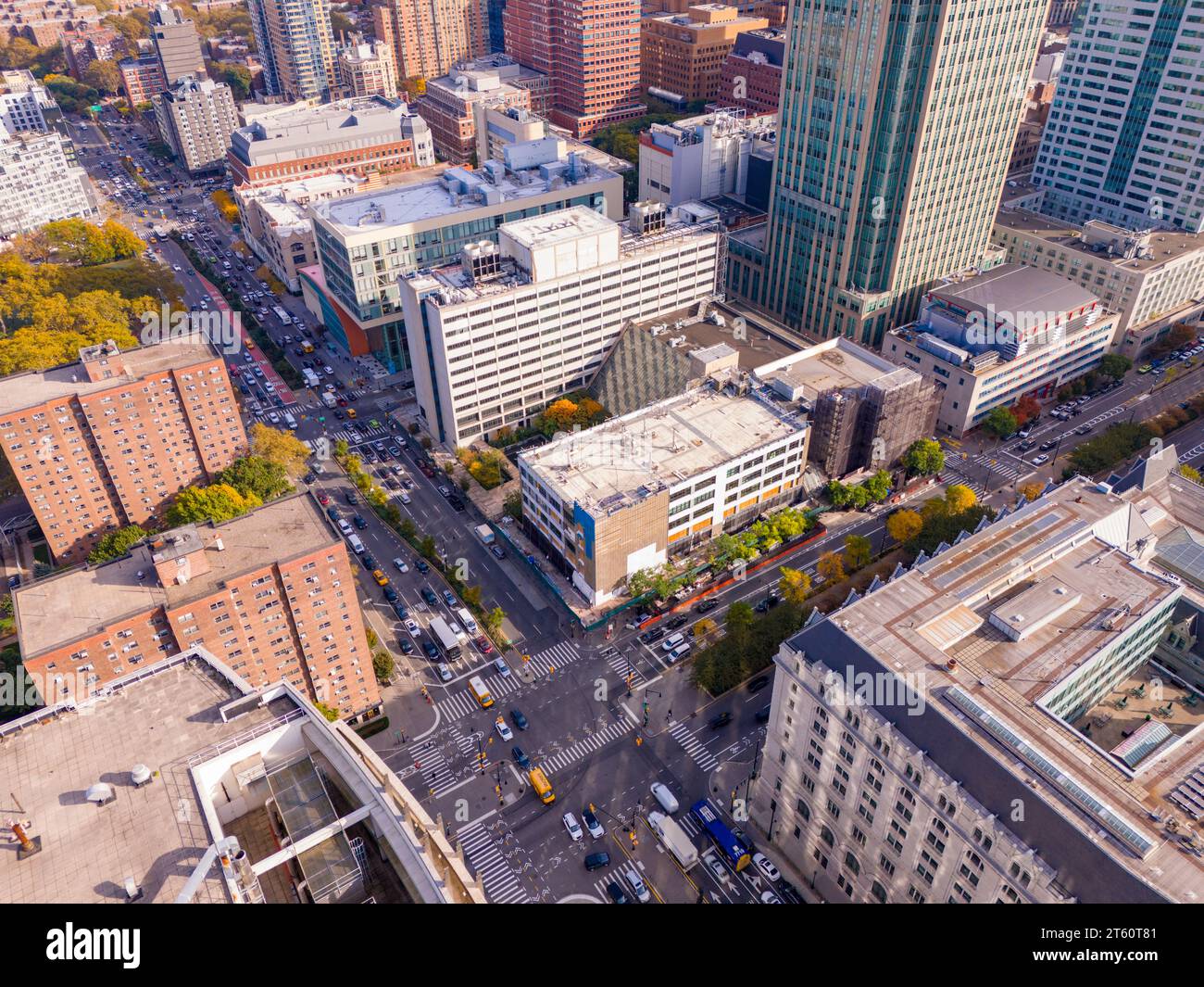 Aerial photo streets of Brooklyn New York 2023 Stock Photo - Alamy