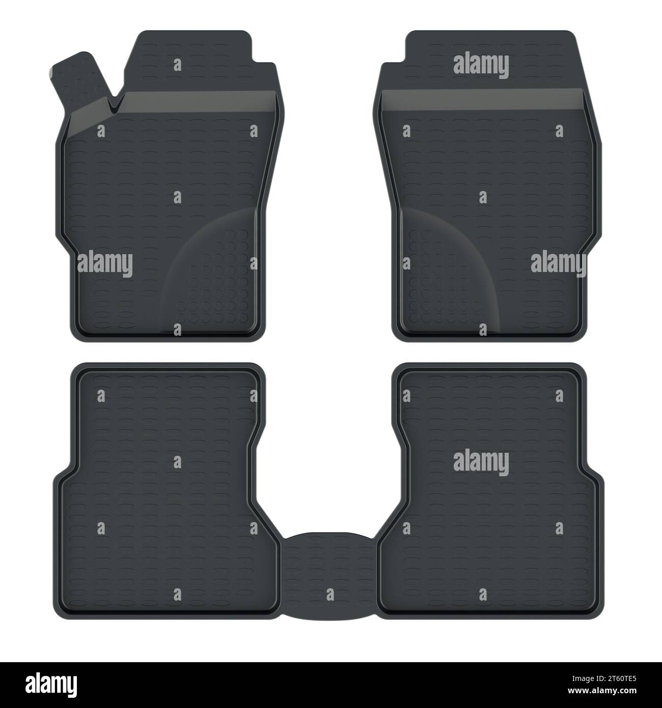 Car mats, set. 3D rendering isolated on white background Stock Photo ...