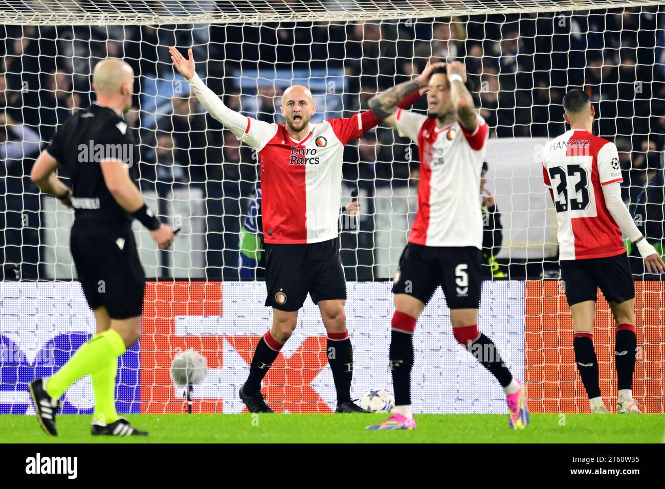 ROME - (l-r) Gernot Trauner of Feyenoord, Quilindschy Hartman of ...