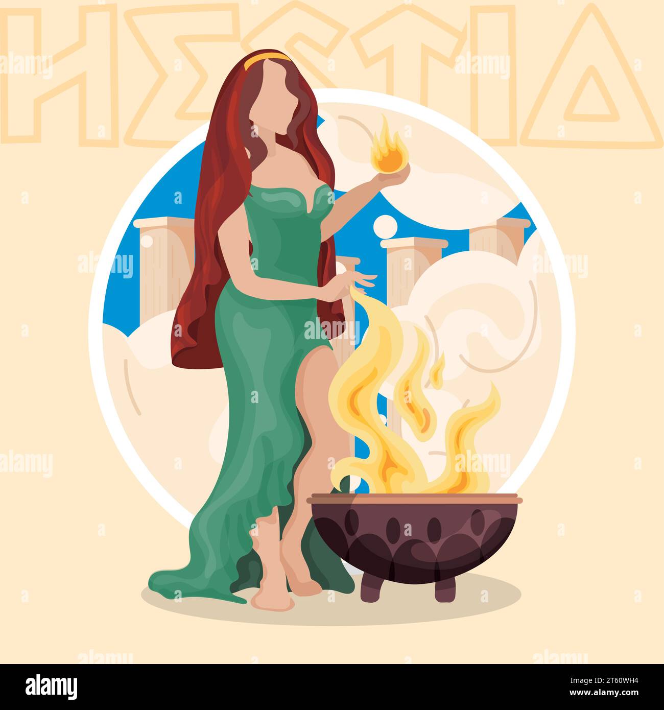 Hestia greek goddess hi-res stock photography and images - Alamy