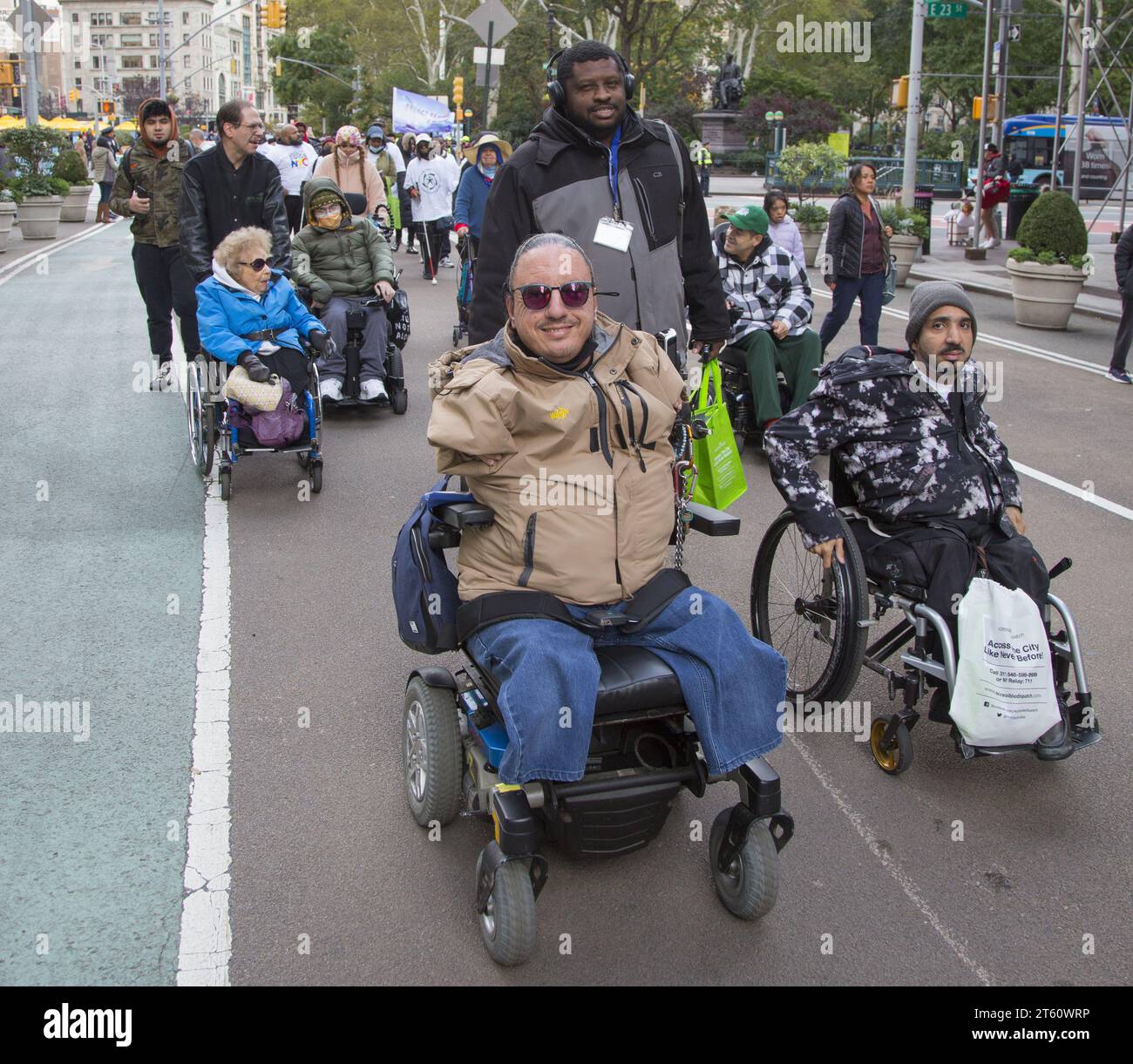Disability Pride Parade, marking the anniversary of the Americans with ...
