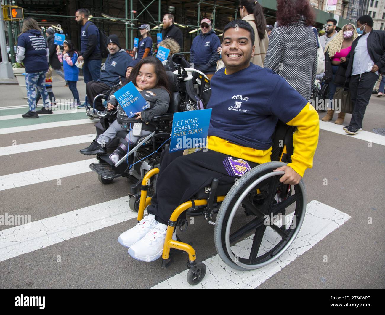 Disability Pride Parade, marking the anniversary of the Americans with ...