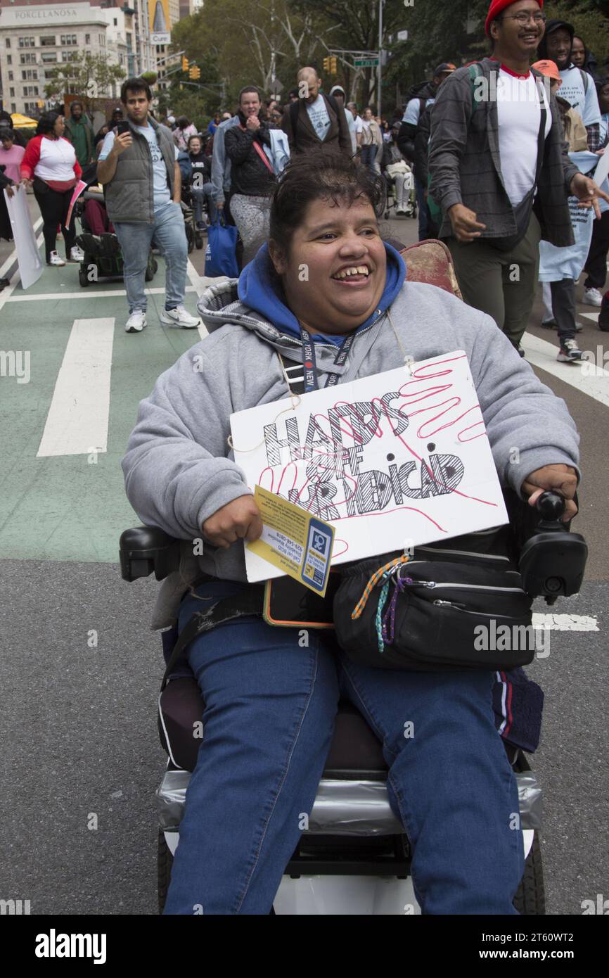 Disability Pride Parade, marking the anniversary of the Americans with ...