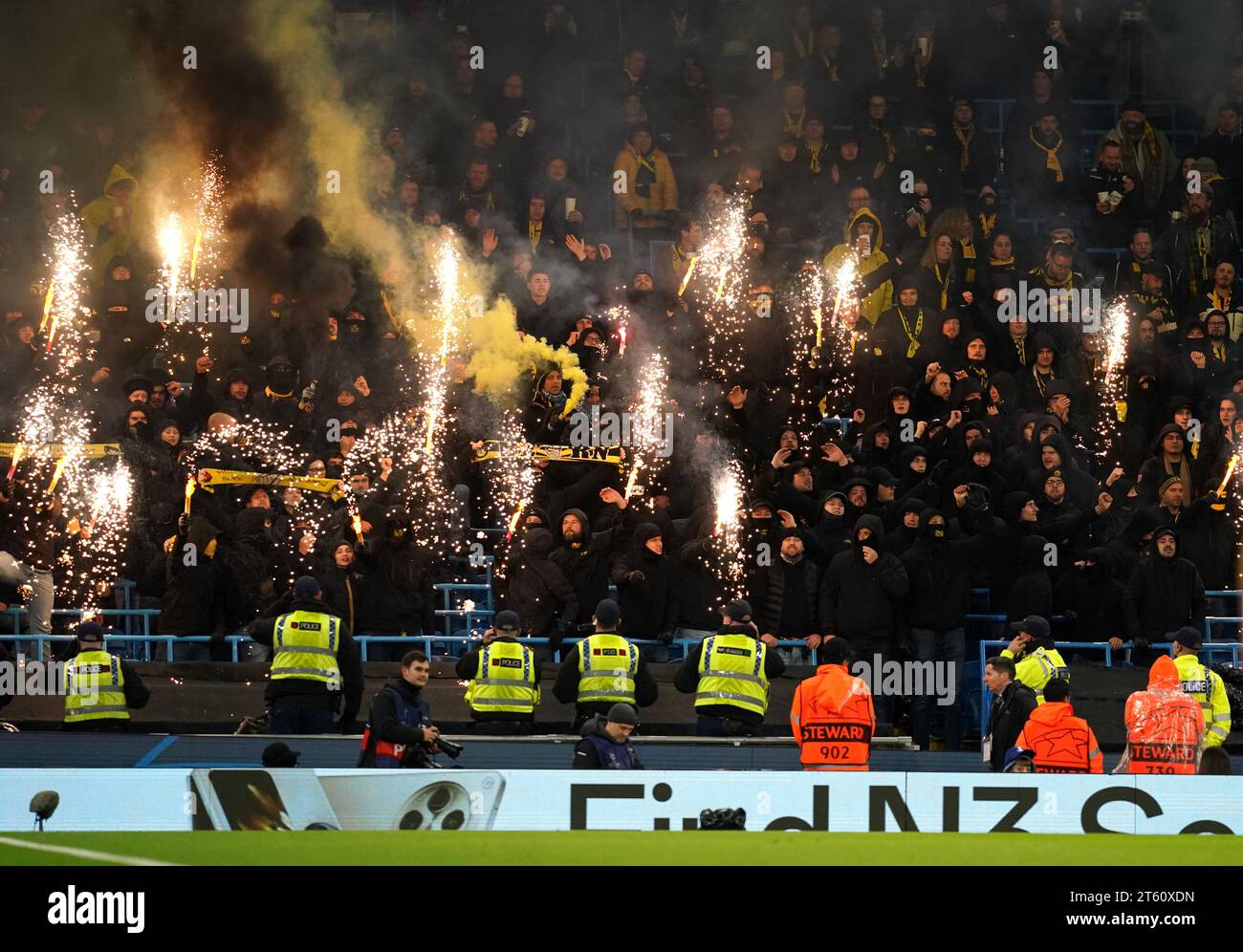 Fireworks champions league hi-res stock photography and images - Alamy