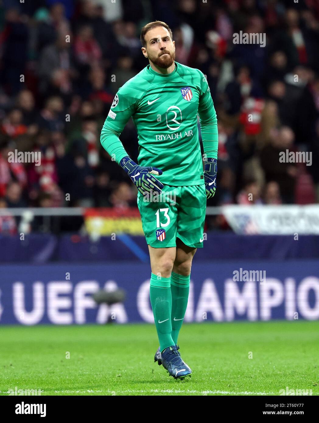 Atletico Madrid goalkeeper Jan Oblak during the UEFA Champions League ...