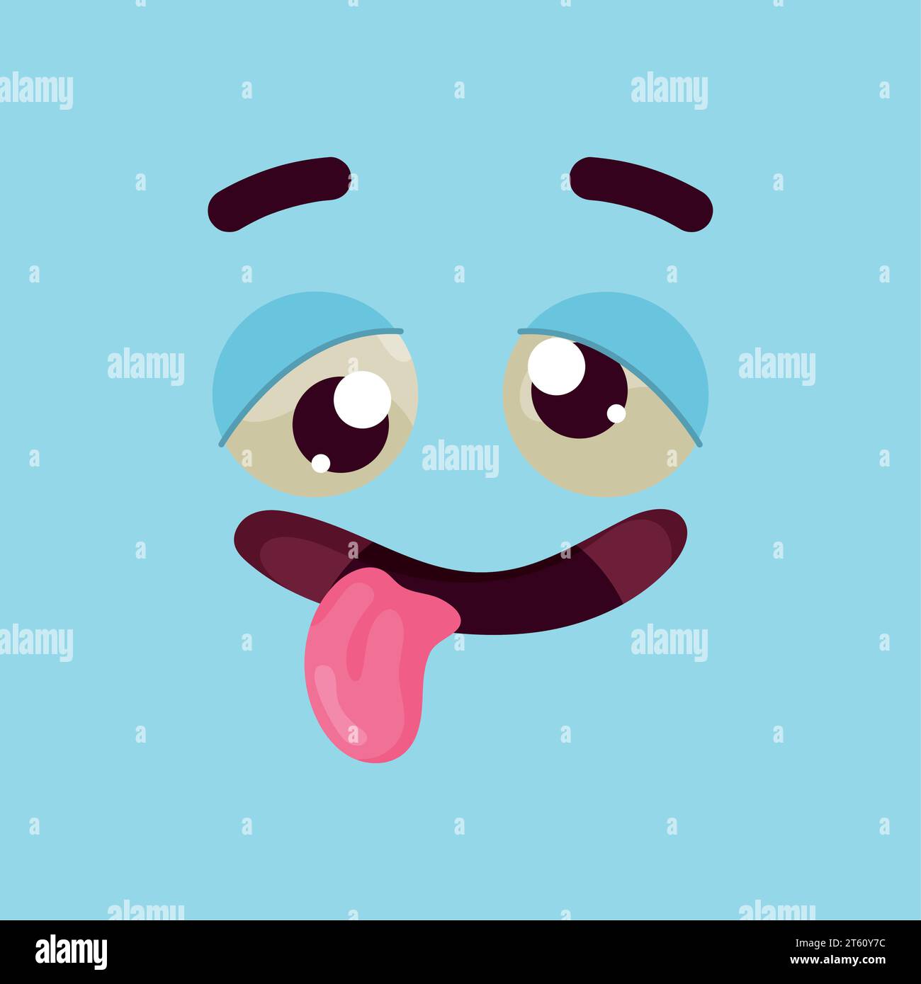 Isolated cute happy facial expression Vector Stock Vector Image & Art ...