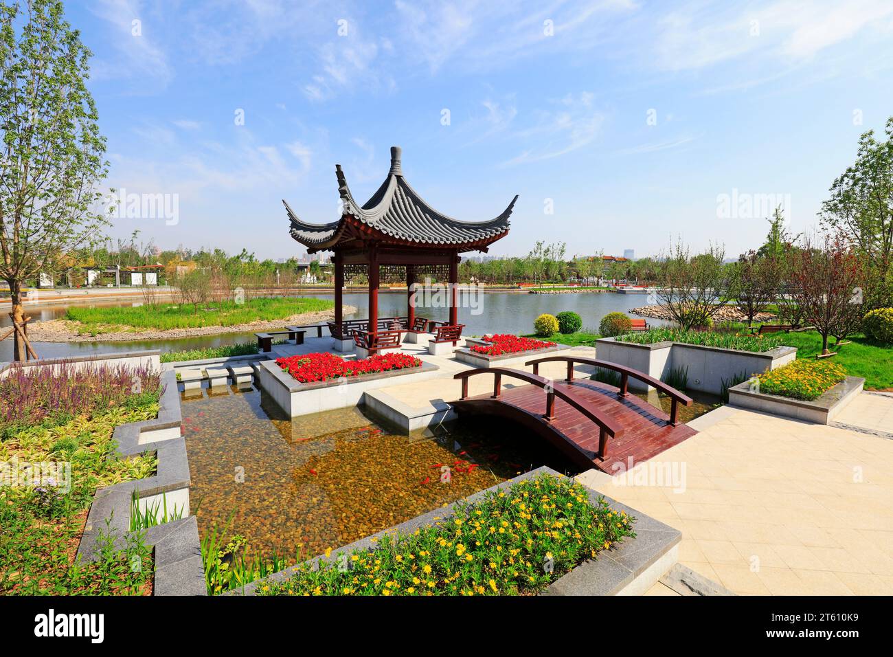 Architectural landscape of the Pavilion Stock Photo - Alamy