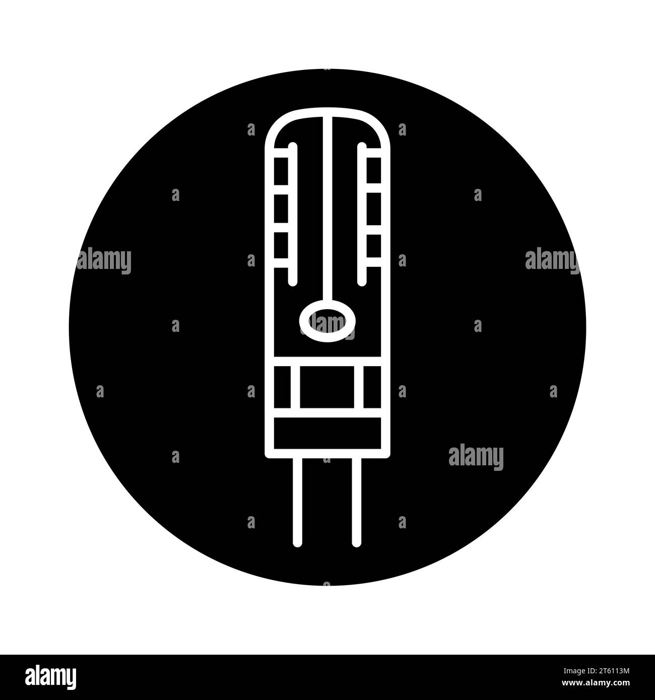 Capsule, G LED lamp black line icon. Pictogram for web page, mobile app ...