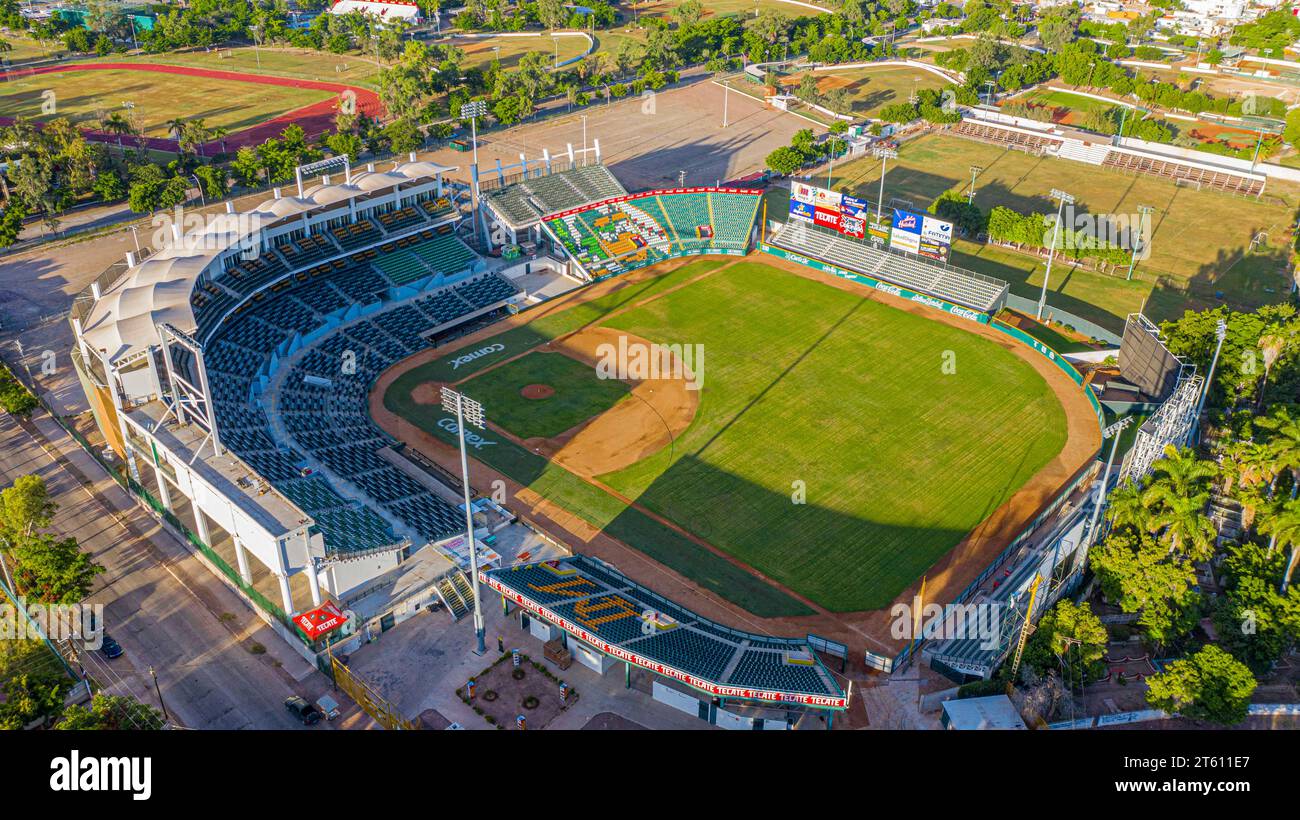 Aerial view of the Emilio Ibarra Almada stadium, home of the ...