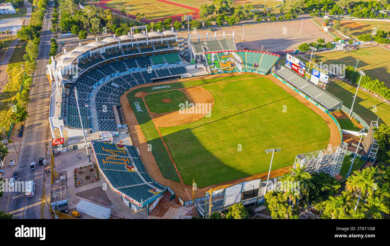 Aerial view of the Emilio Ibarra Almada stadium, home of the ...