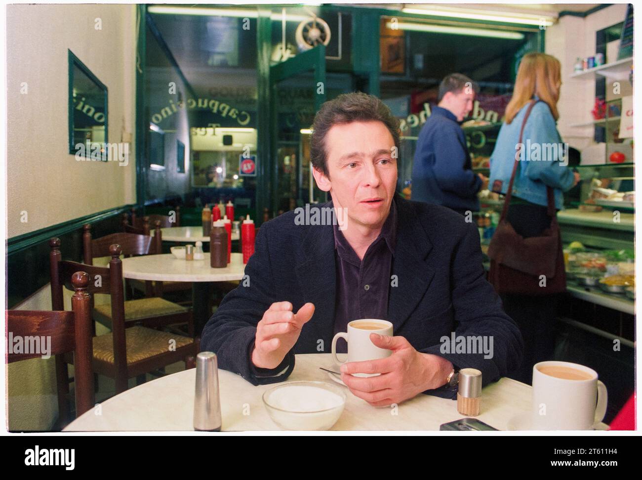 PAUL WHITEHOUSE, COMEDIAN, YOUNG, LONDON, 1996: Interview portrait of ...