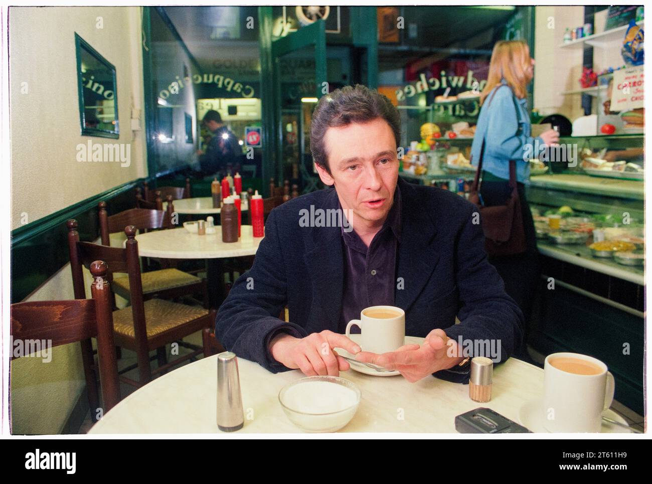 PAUL WHITEHOUSE, COMEDIAN, YOUNG, LONDON, 1996: Interview portrait of ...
