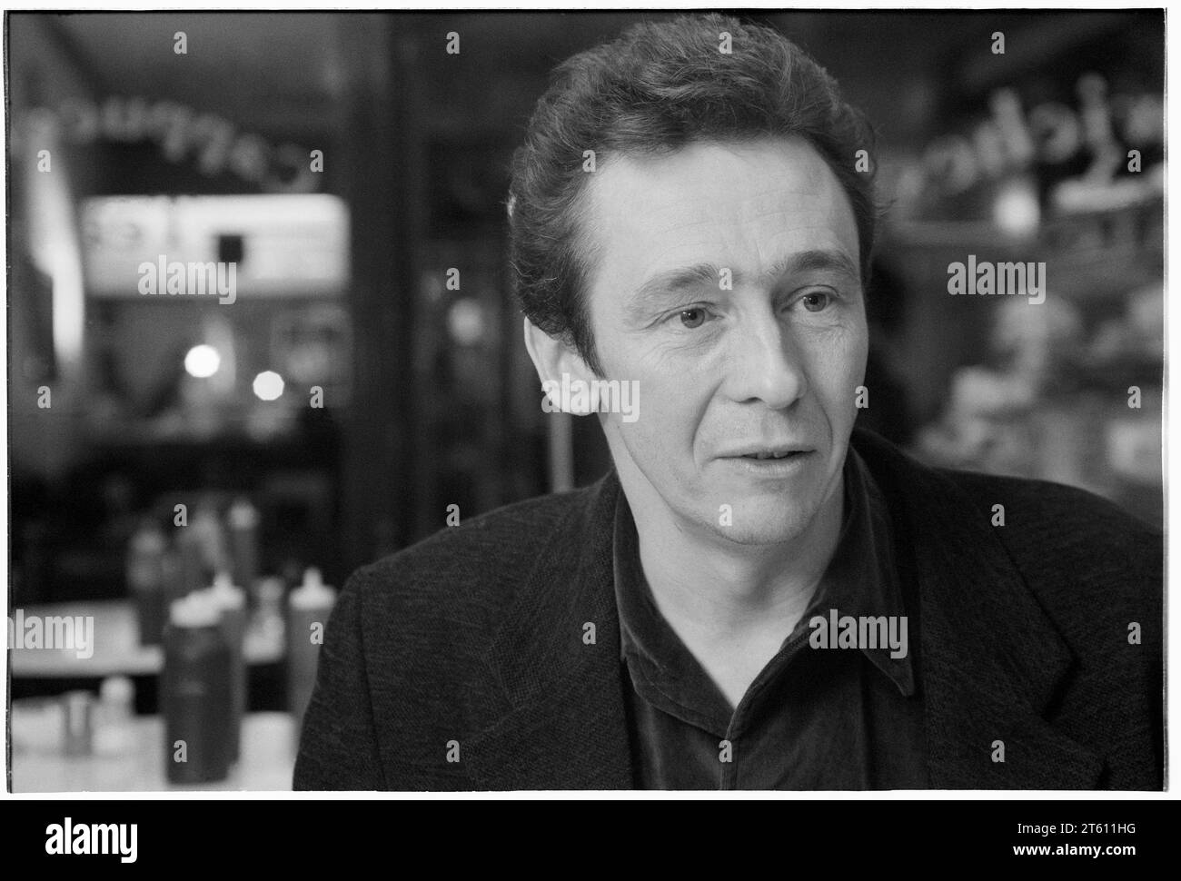 PAUL WHITEHOUSE, COMEDIAN, YOUNG, LONDON, 1996: Interview portrait of ...