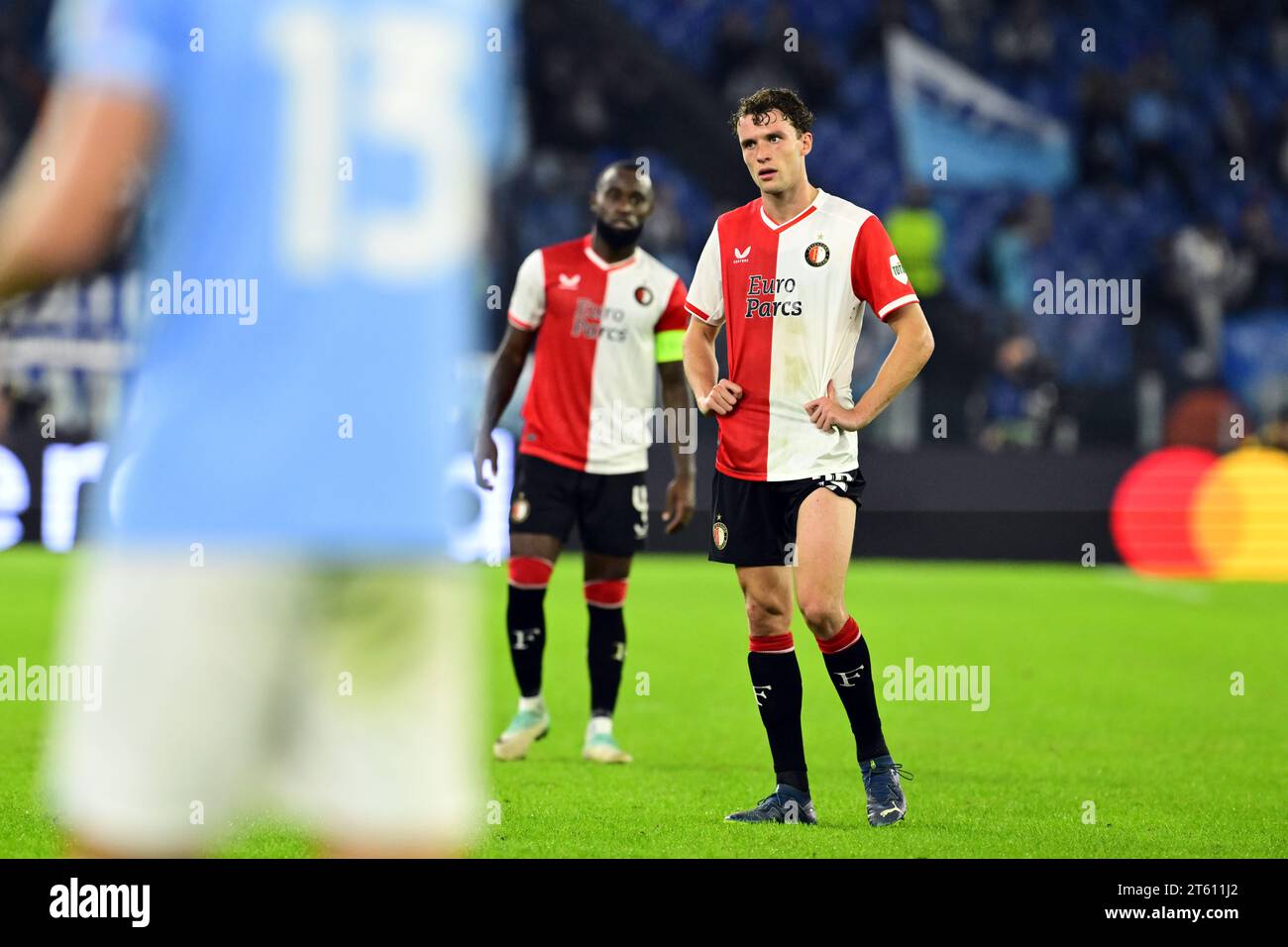 ROME - (l-r) Lutsharel Geertruida of Feyenoord, Mats Wieffer of Feyenoord during the UEFA ...