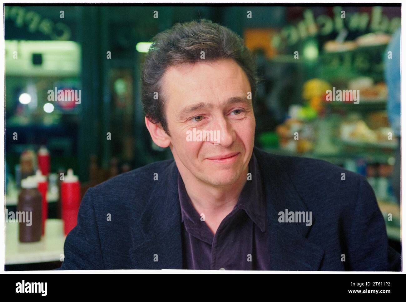 PAUL WHITEHOUSE, COMEDIAN, YOUNG, LONDON, 1996: Interview portrait of ...