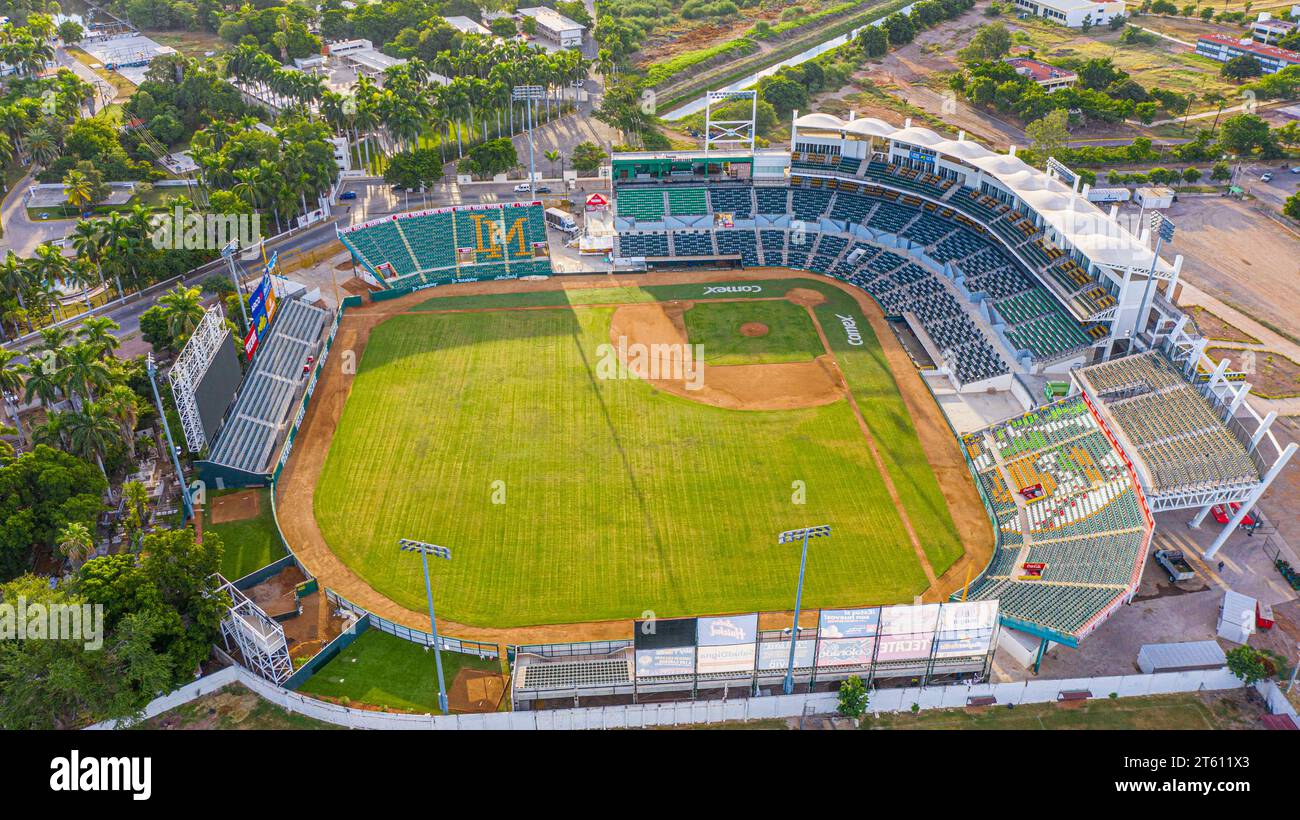 Aerial view of the Emilio Ibarra Almada stadium, home of the ...