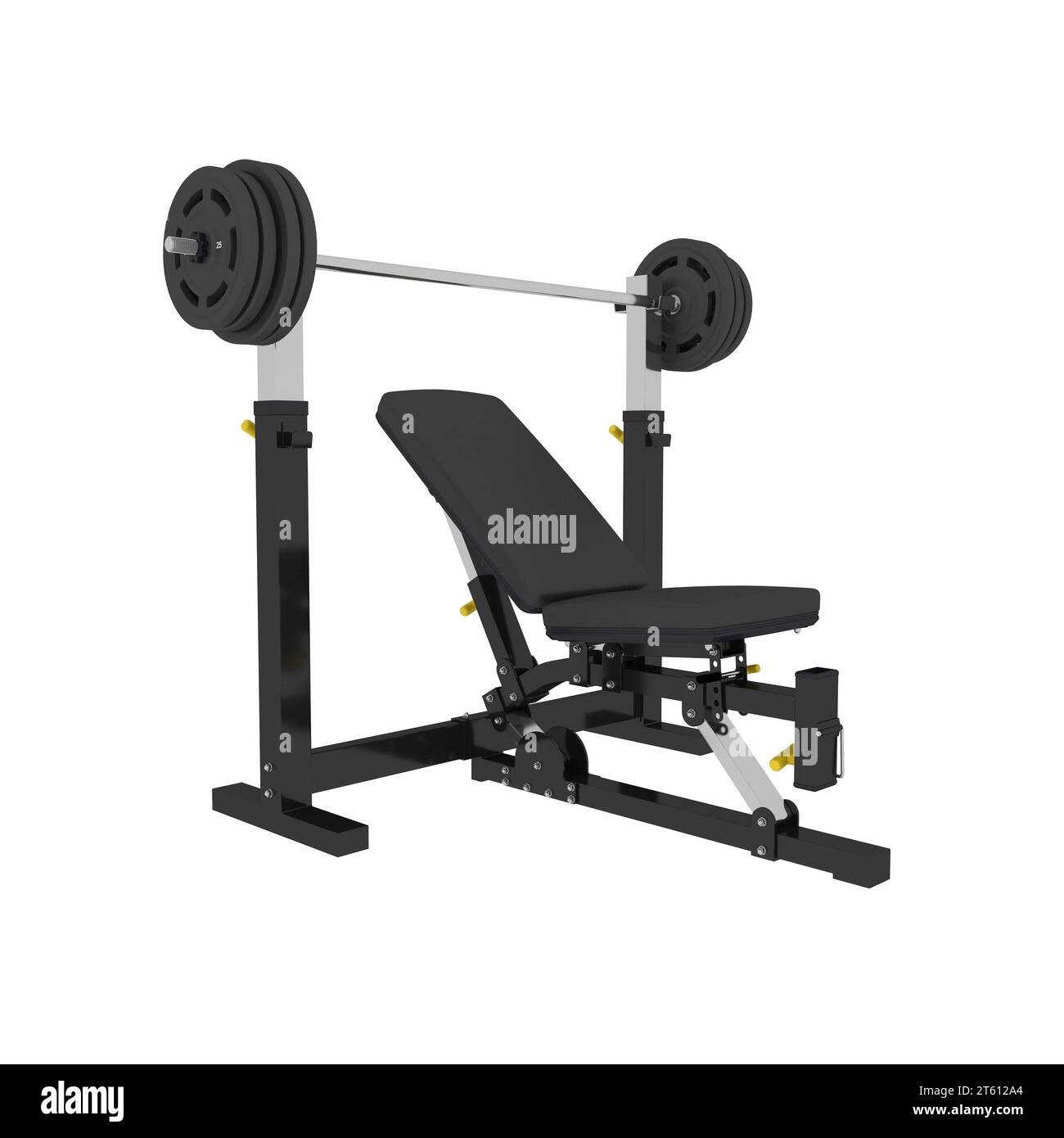 3d render fitness workout wellness center Stock Photo - Alamy