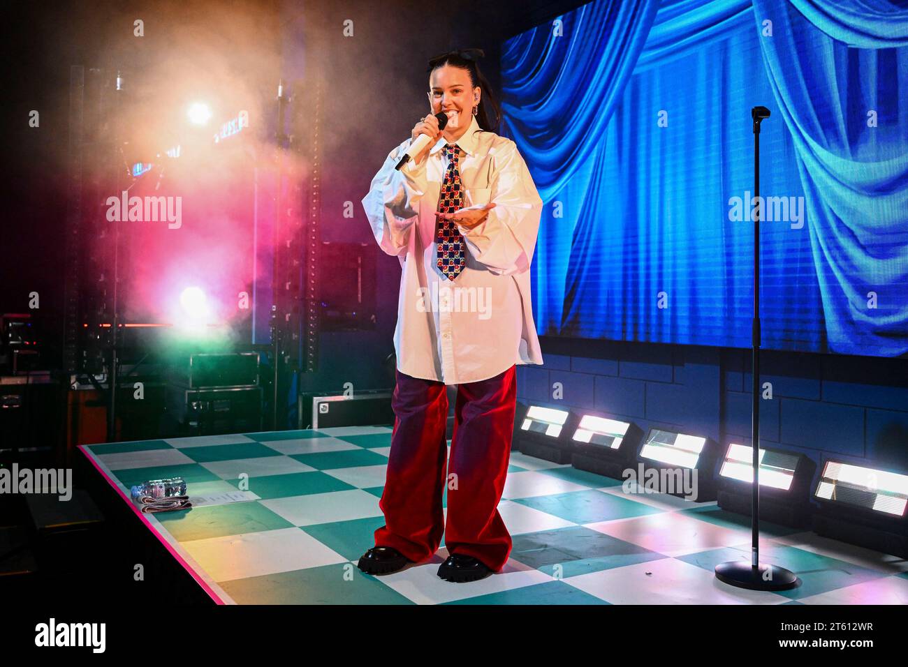 EDITORIAL USE ONLY Anne-Marie performs in front of an intimate crowd of ...