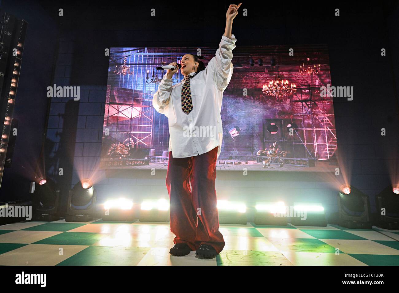 EDITORIAL USE ONLY Anne-Marie performs in front of an intimate crowd of ...