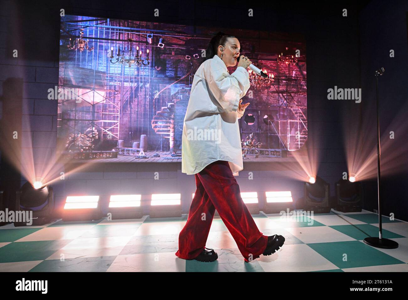 EDITORIAL USE ONLY Anne-Marie performs in front of an intimate crowd of ...