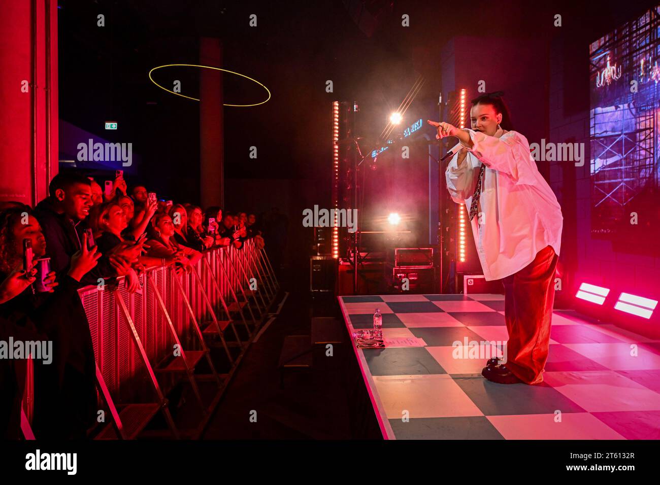 EDITORIAL USE ONLY Anne-Marie performs in front of an intimate crowd of ...