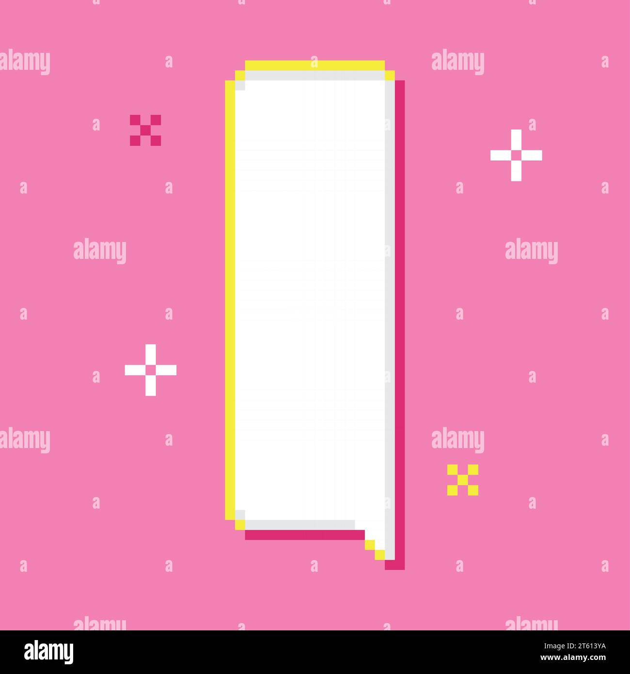Isolated empty speech bubble Pixel art Vector Stock Vector Image & Art ...