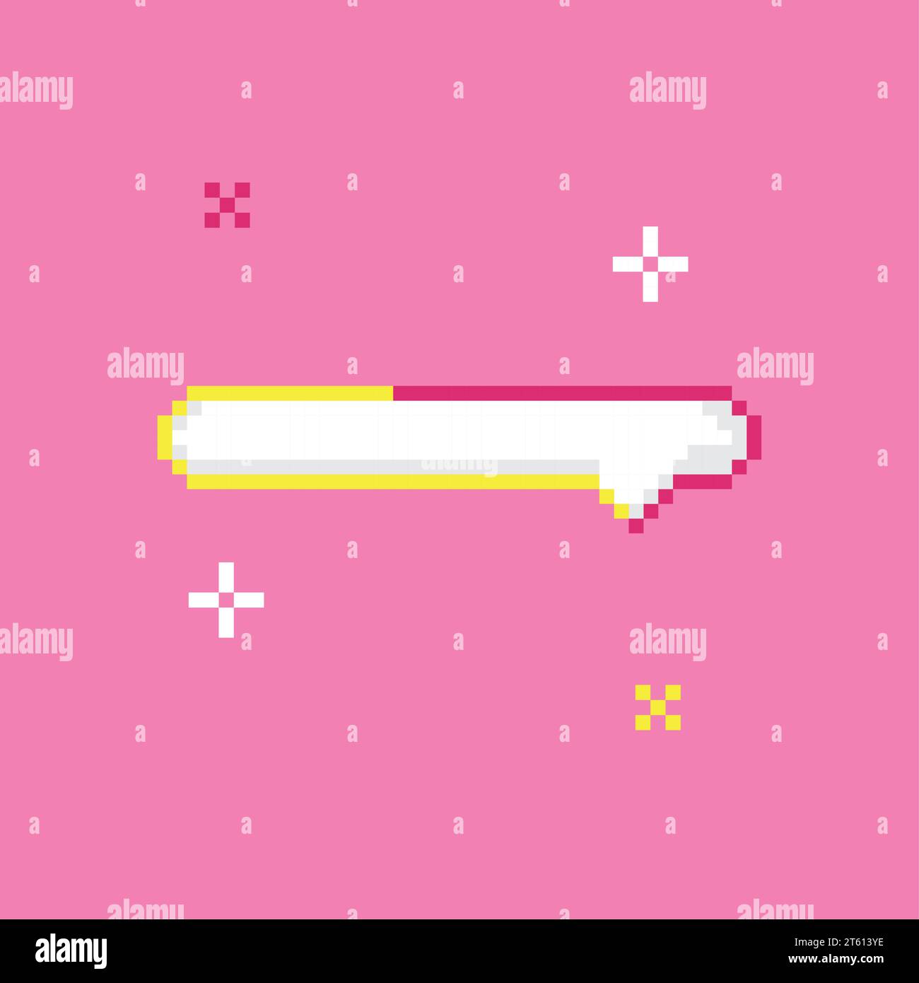 Isolated empty speech bubble Pixel art Vector Stock Vector Image & Art ...