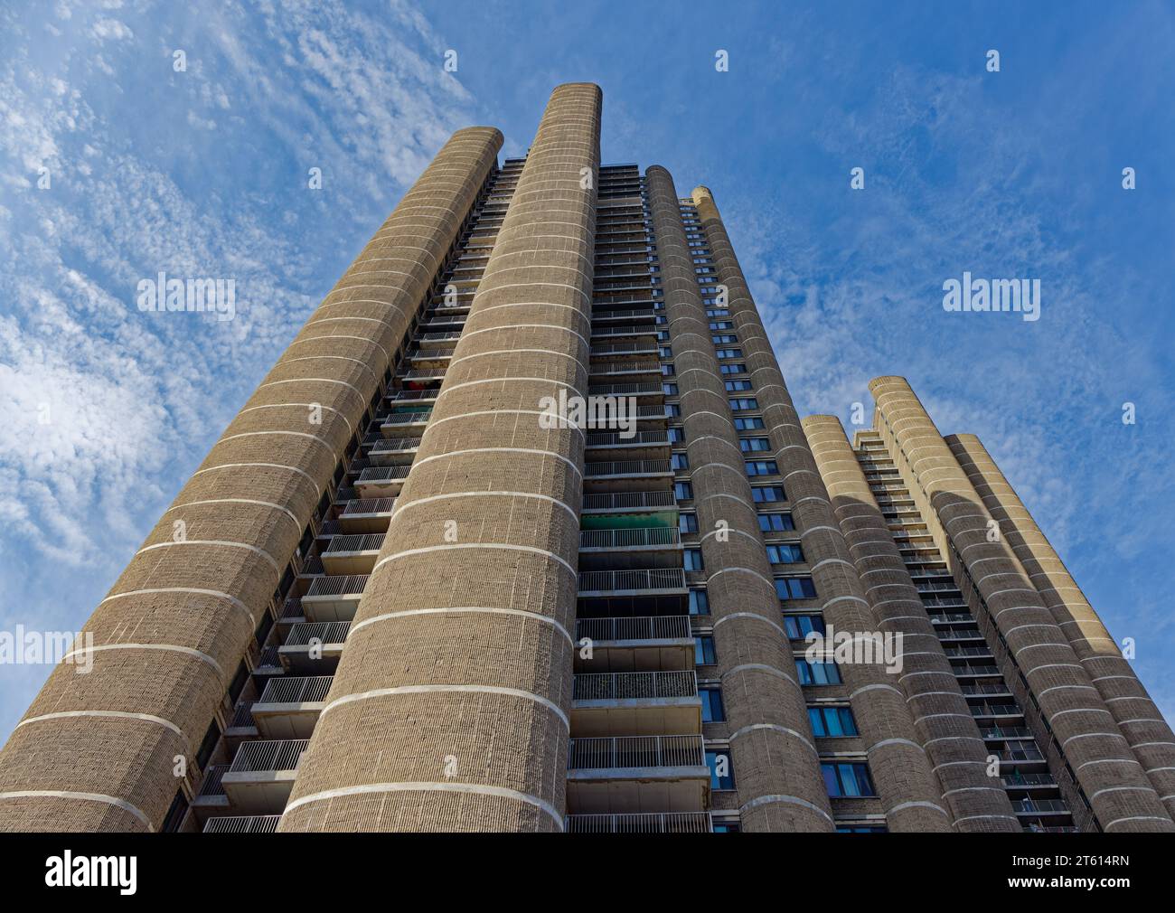 Tracey Towers are brutalist residential towers designed by Paul Rudolph ...