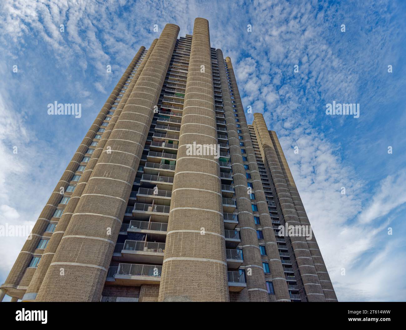 Tracey Towers are brutalist residential towers designed by Paul Rudolph ...