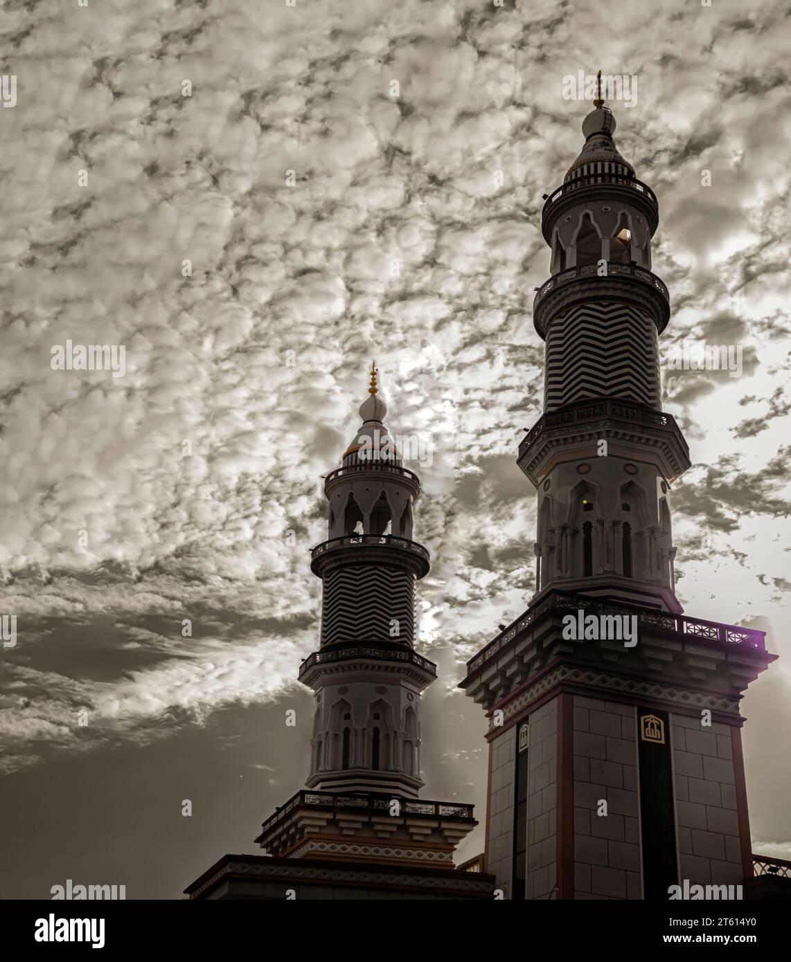 Bangkok, Thailand - 05 Jan, 2022 - Architecture Two towers design of ...