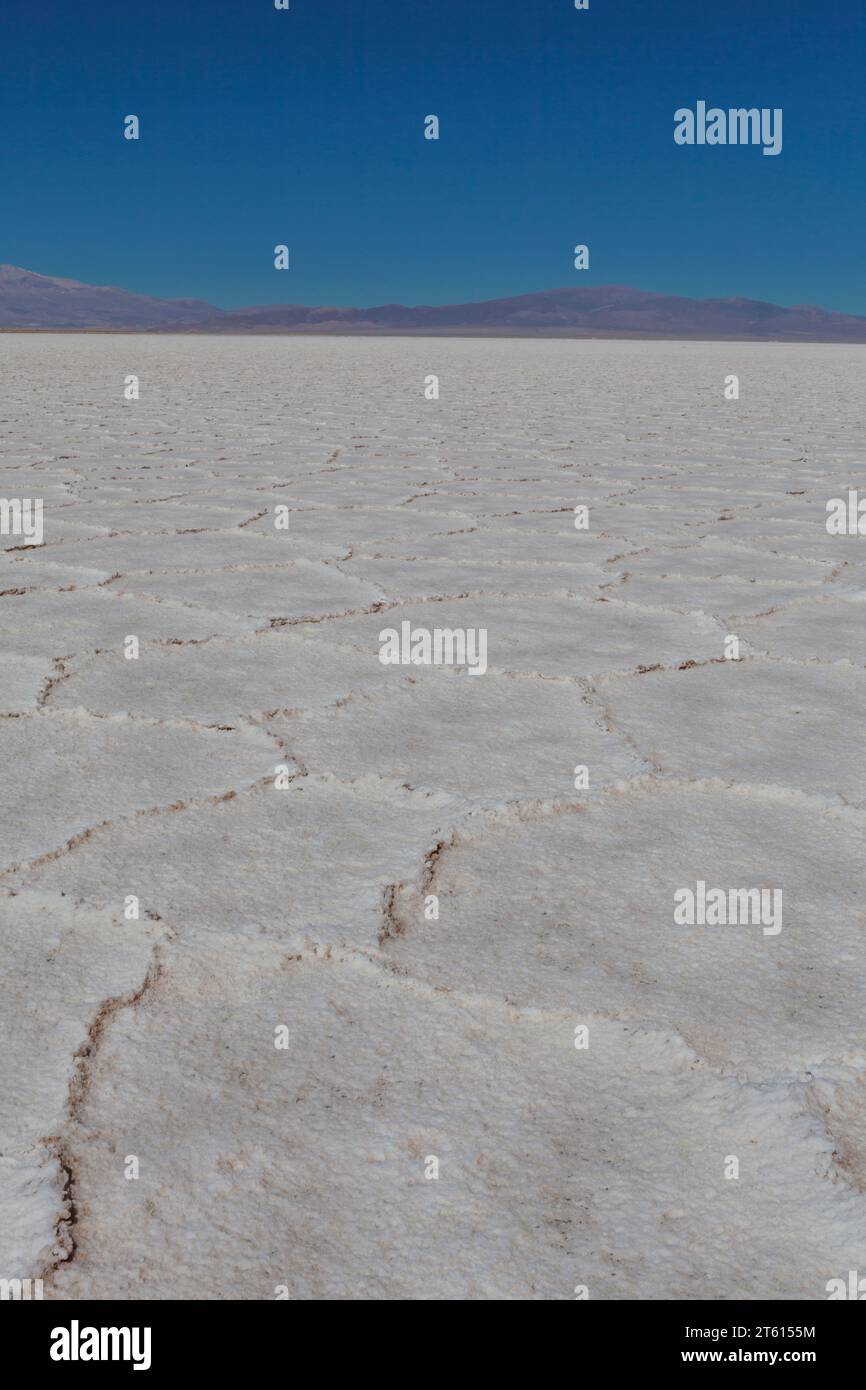 Salinas Grandes salt flat in Salta, Andes, North Argentina, South ...