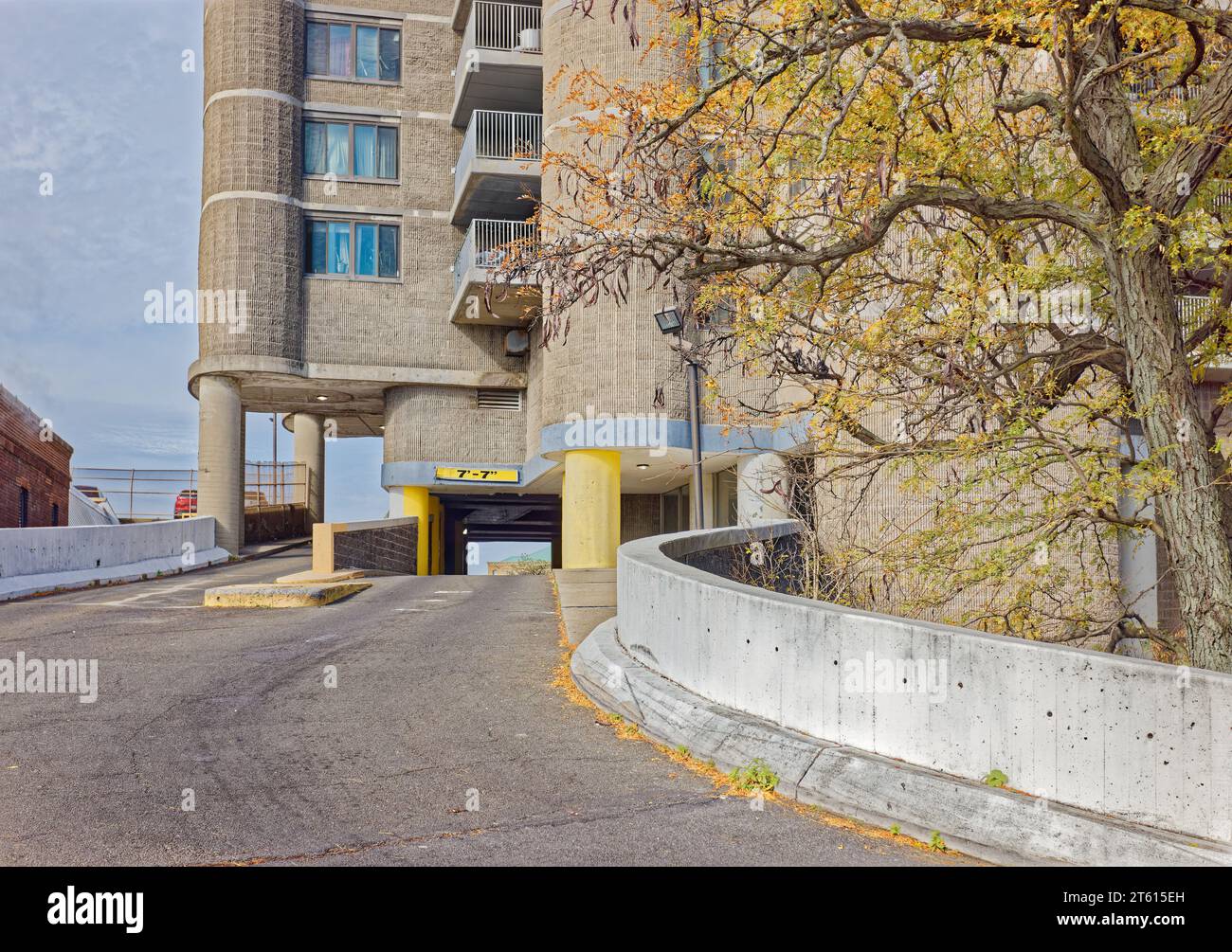Tracey Towers are brutalist residential towers designed by Paul Rudolph ...