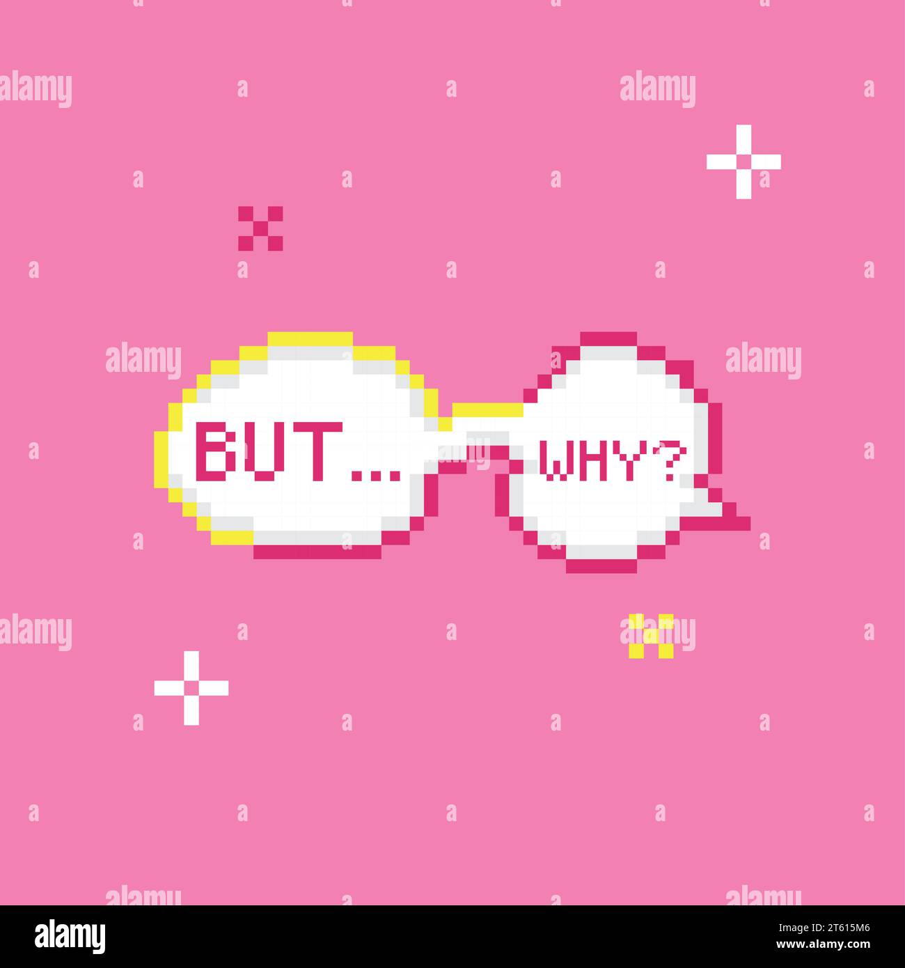 Isolated pixel speech bubble with a cartoon expression Vector Stock ...