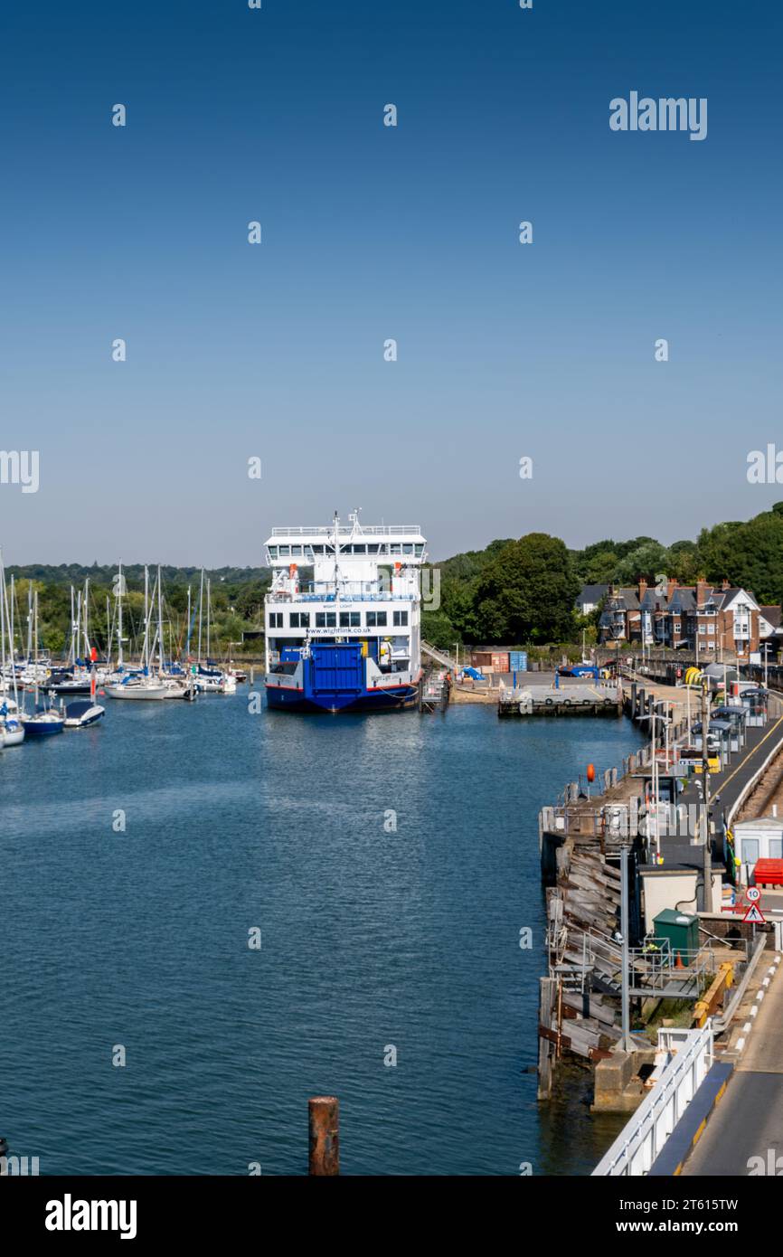 Lymington ferry terminal hi-res stock photography and images - Alamy