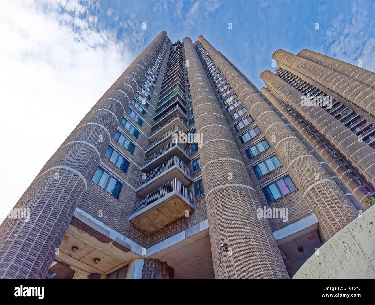 Tracey Towers are brutalist residential towers designed by Paul Rudolph ...