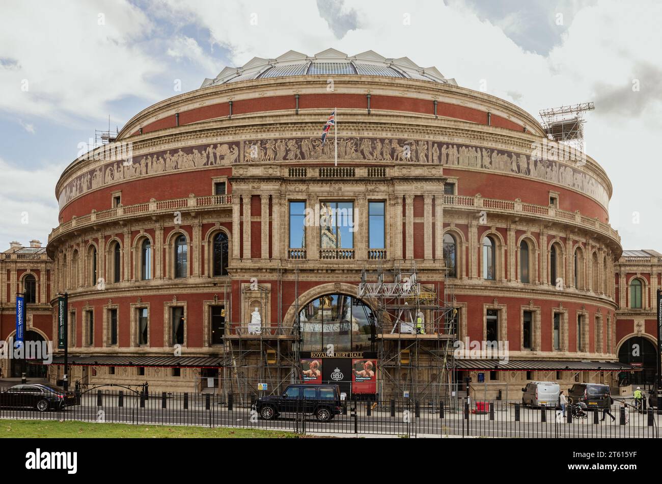 London, UK - Oct 24, 2023 - Architecture exterior design of Royal ...