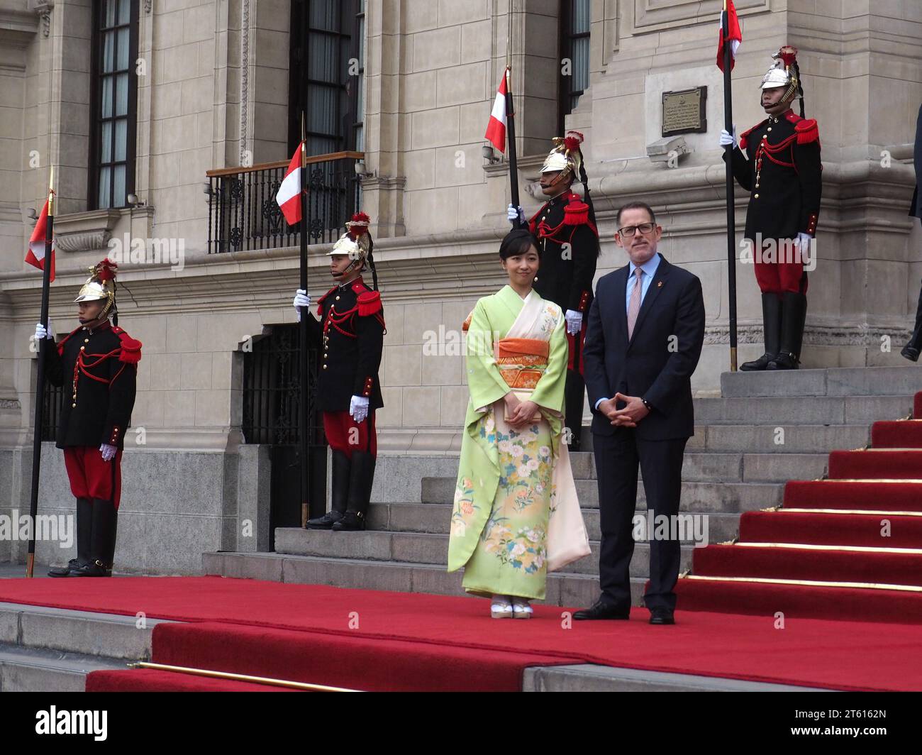 Lima, Peru. 07th Nov, 2023. Her Imperial Highness Princess Kako of ...