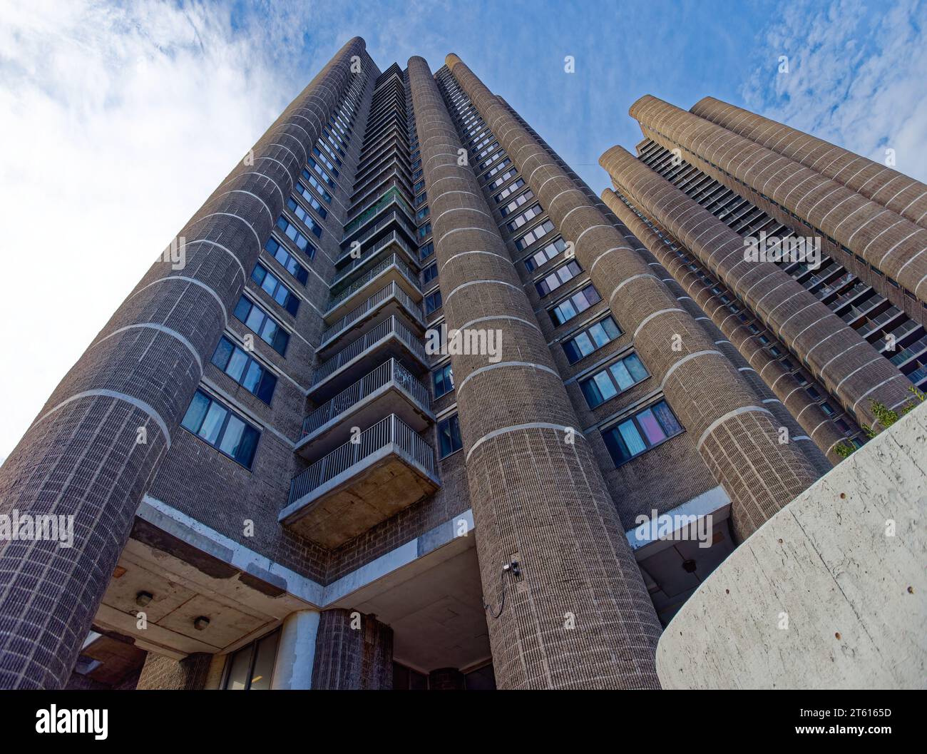 Tracey Towers are brutalist residential towers designed by Paul Rudolph ...