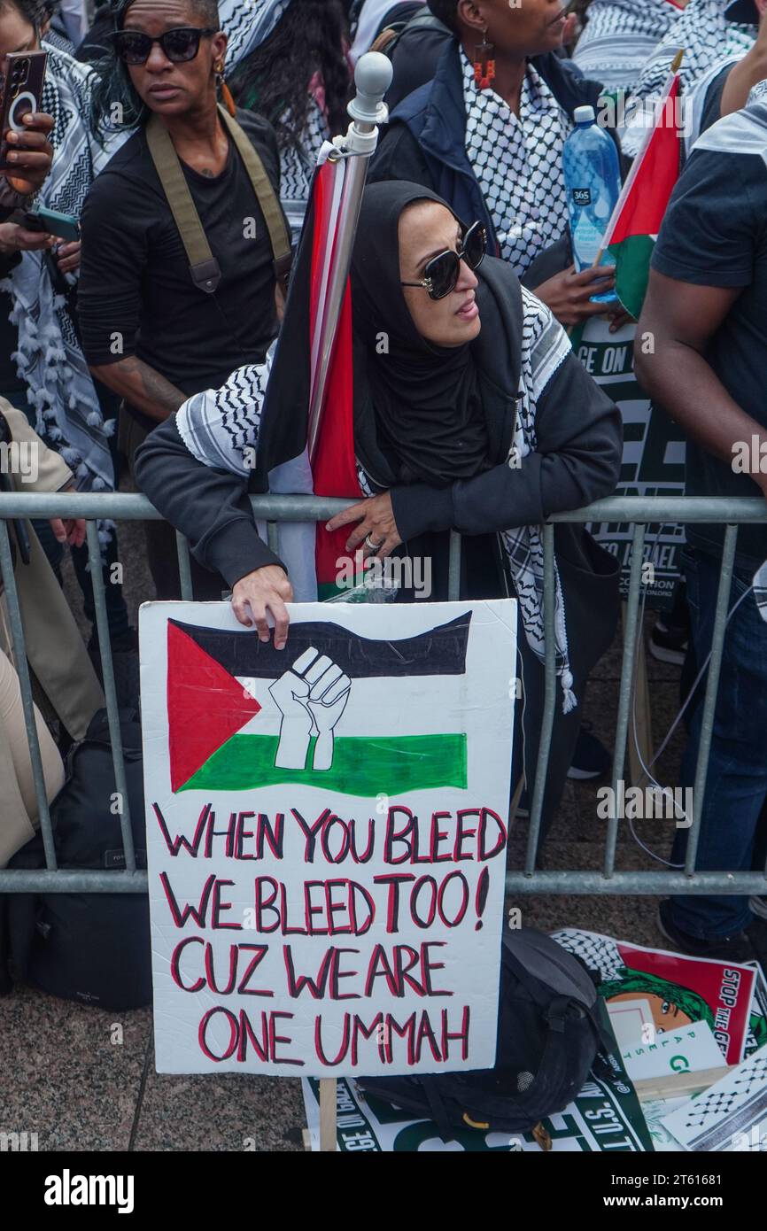 Washington, DC - November 4th: A crowd of supporters call for a ...