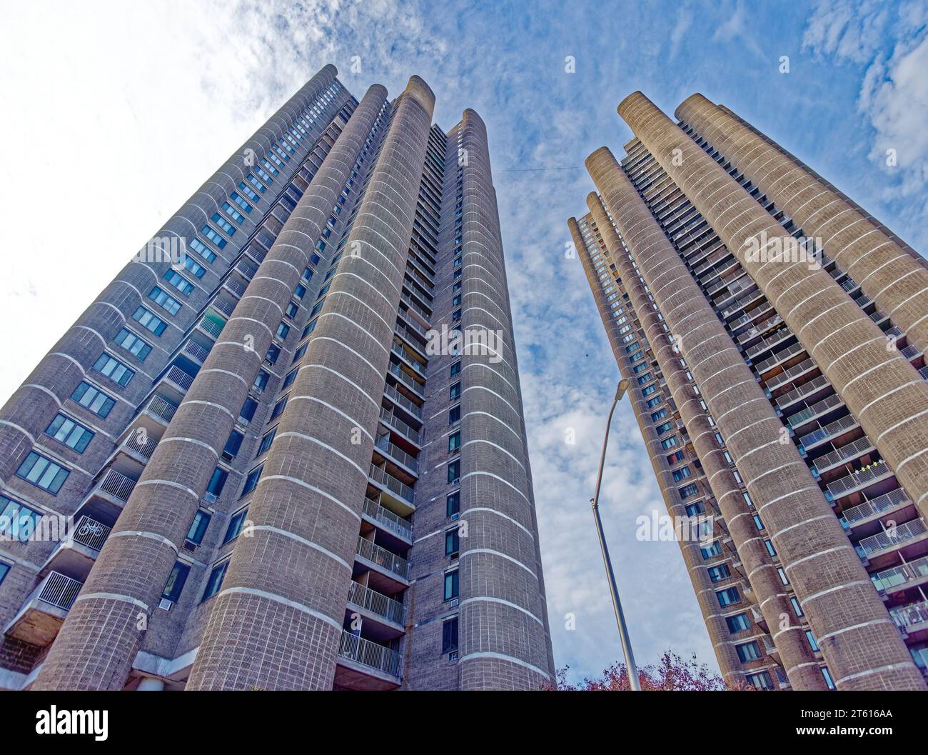 Tracey Towers are brutalist residential towers designed by Paul Rudolph ...