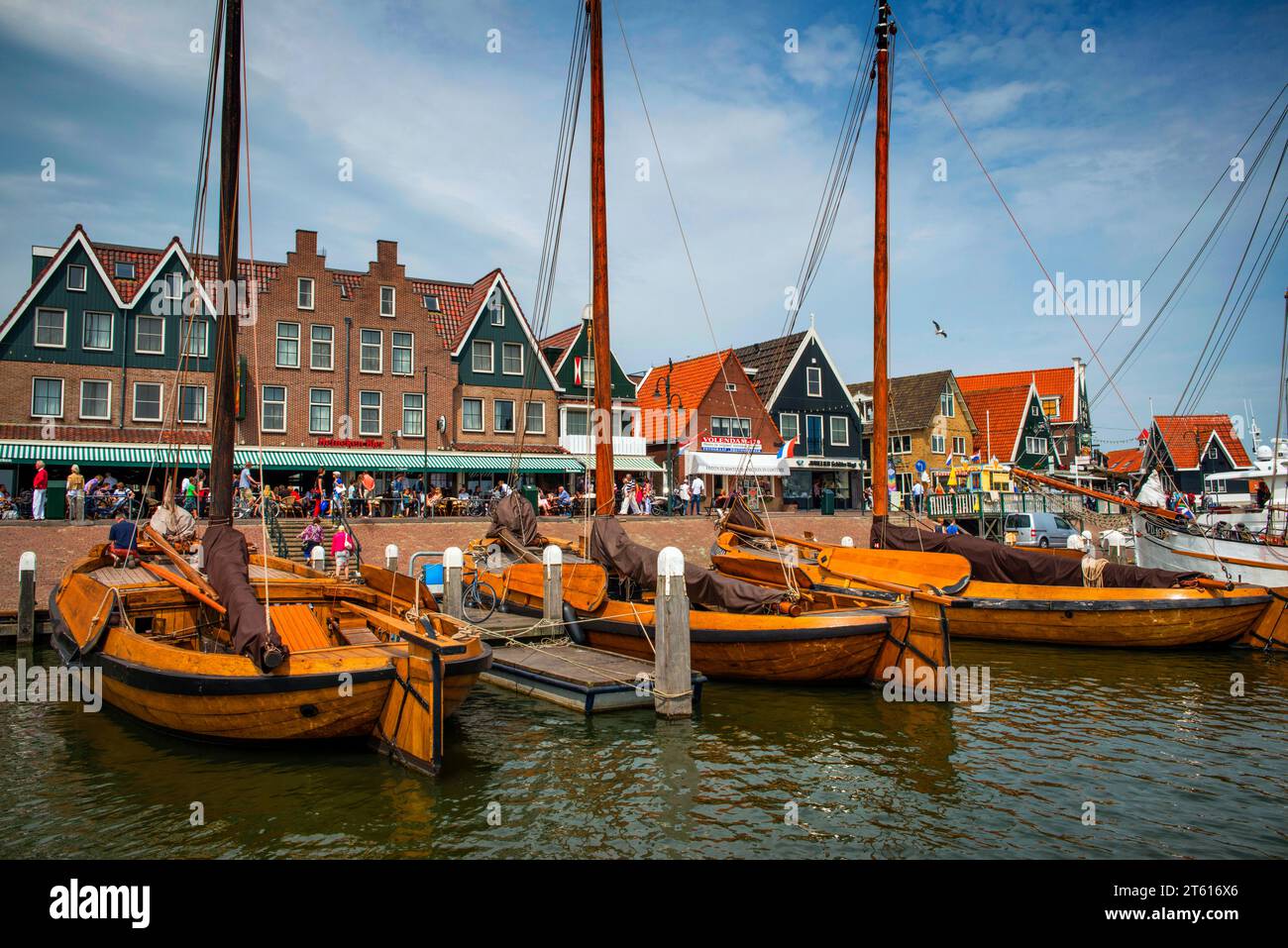 The Harbour, Volendam, Holland, Netherlands Stock Photo - Alamy